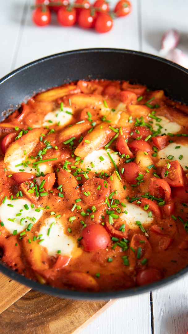 Schupfnudeln in Tomatensauce - einfach und schnell